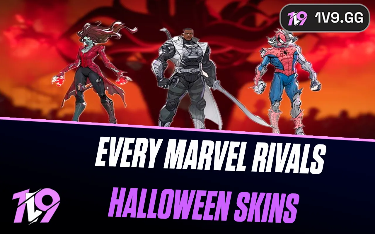 All Marvel Rivals Halloween Skins | 1v9